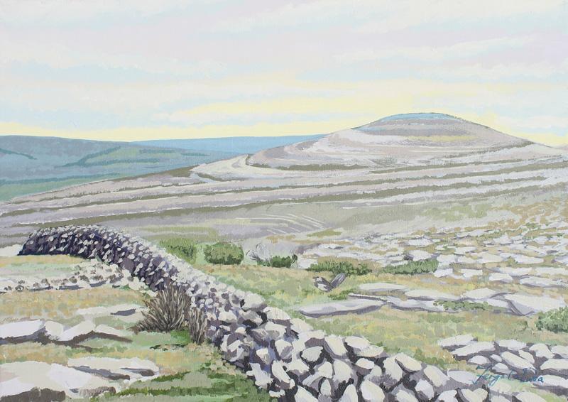 MULLAGHMORE NO. 2 / O' Dea Irish Art/ Painting of Burren for sale ...